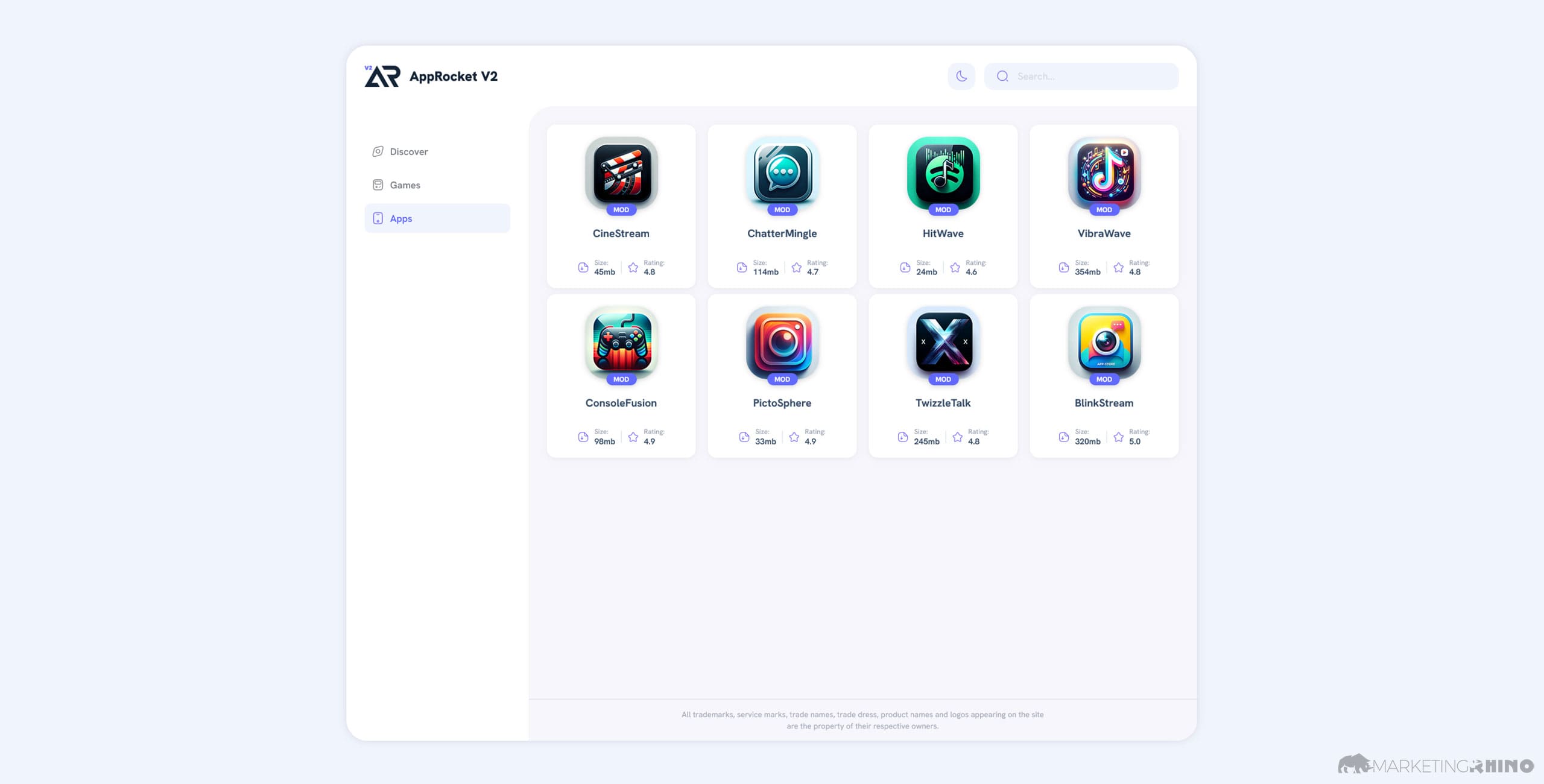 AppRocket V2 – CPA Marketing Landing Page | Marketing Rhino